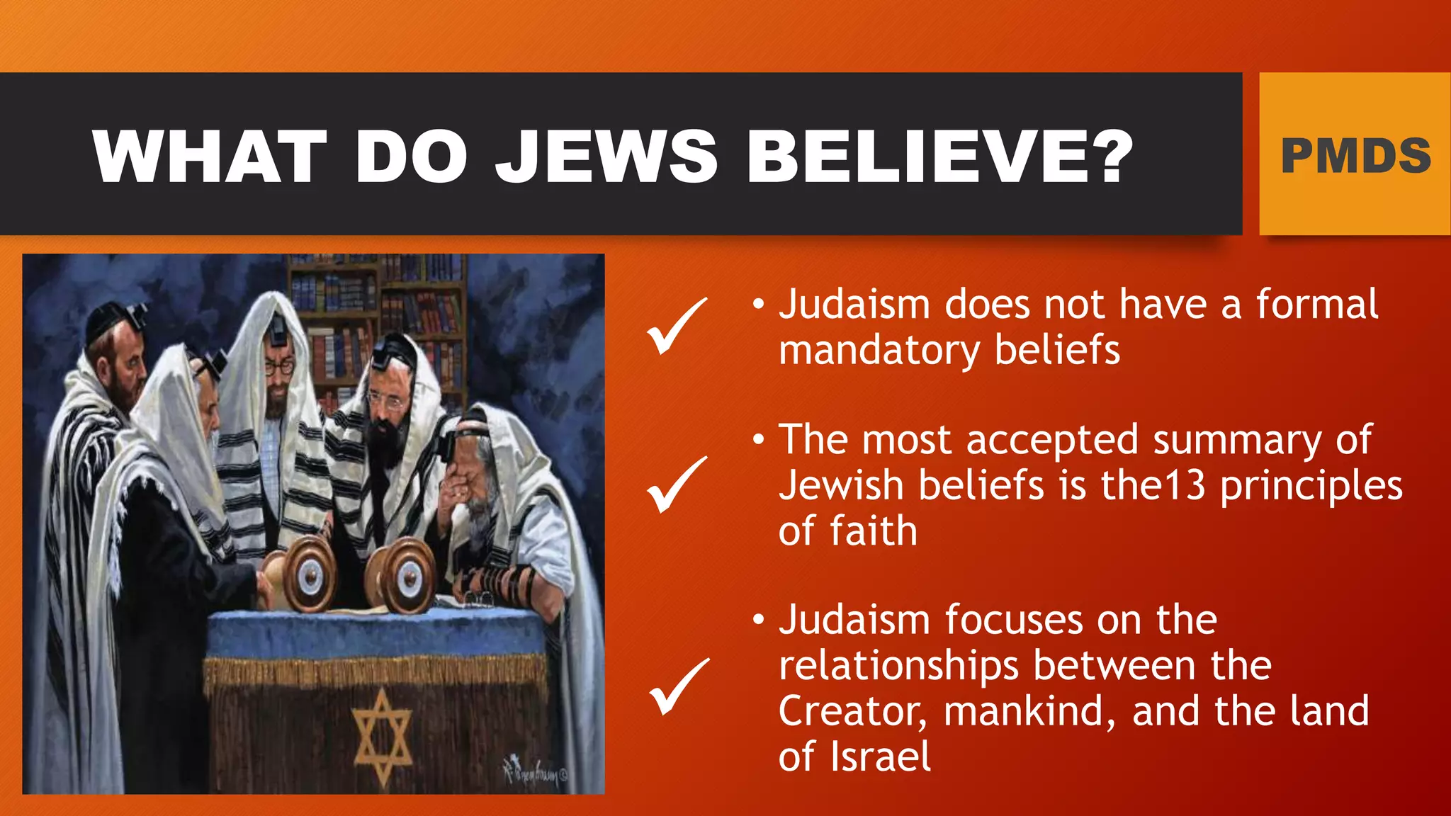 JUDAISM - FORMATION, PRACTICES, RITUALS, AND BELIEFS | PPTX