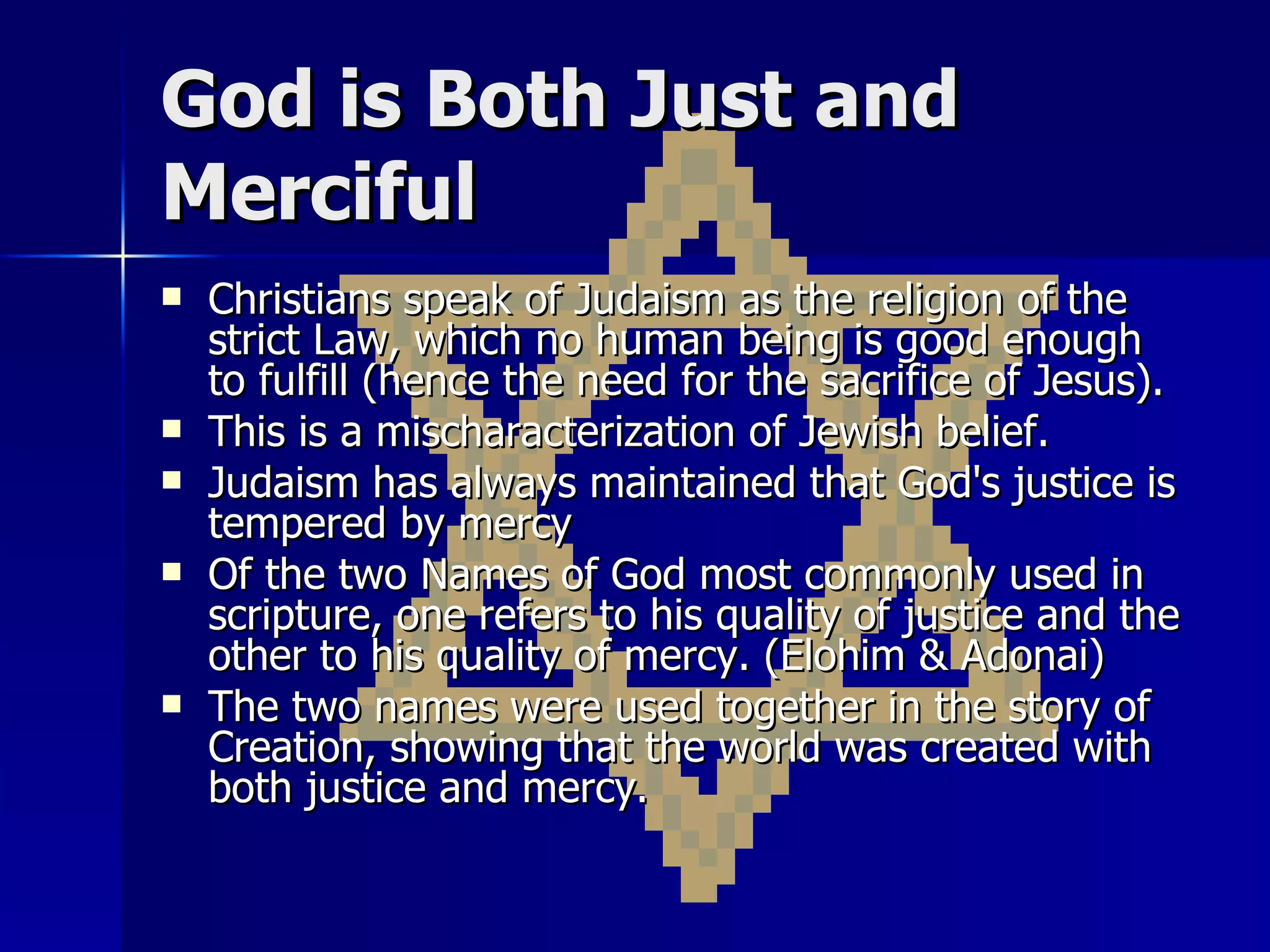 Judaism & The Nature Of God | PPT