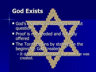 Judaism & The Nature Of God | PPT