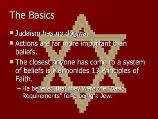 Judaism What Do Jews Believe | PPT
