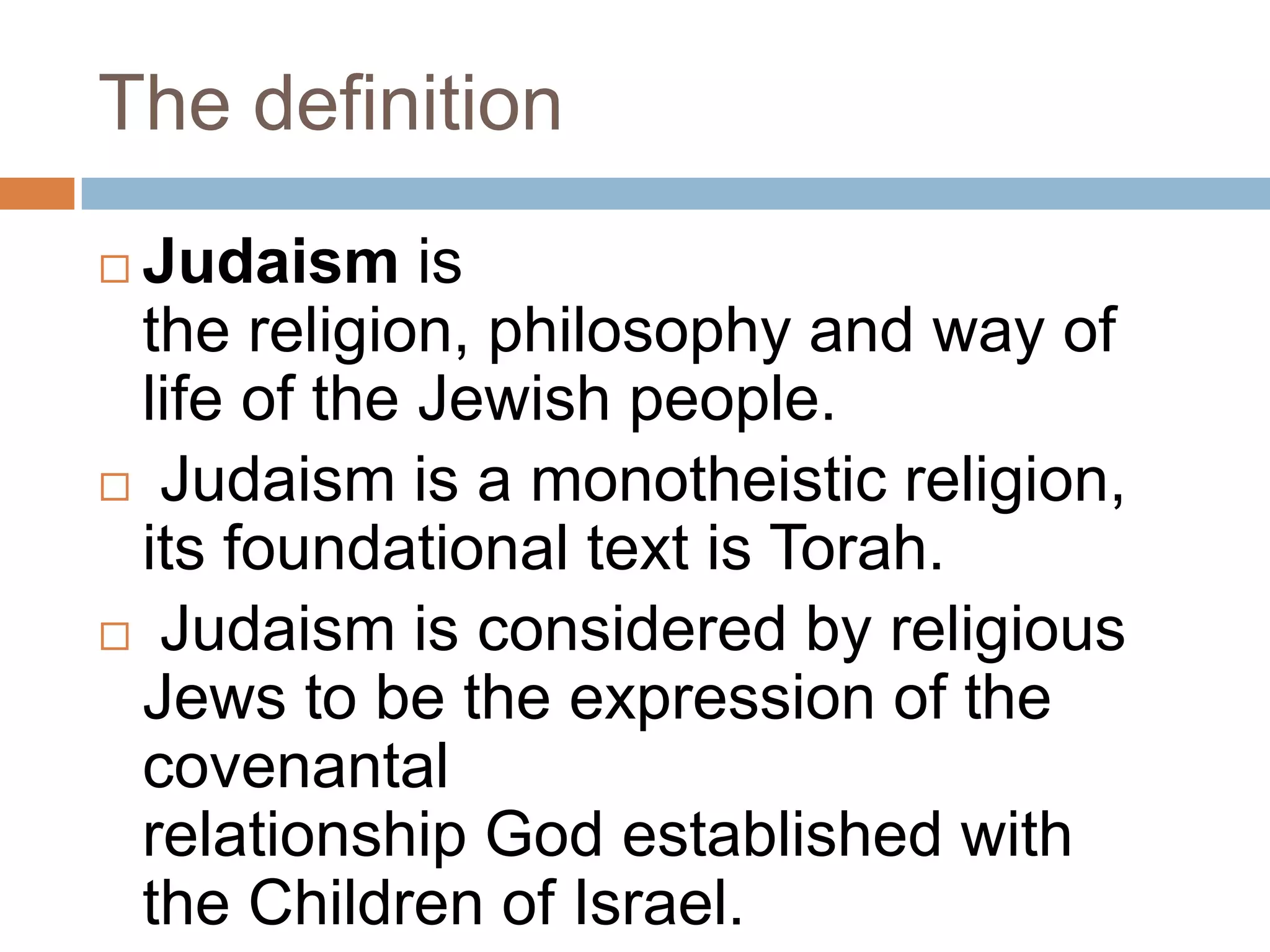 Judaism and its symbols | PPTX