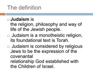 Judaism and its symbols | PPT