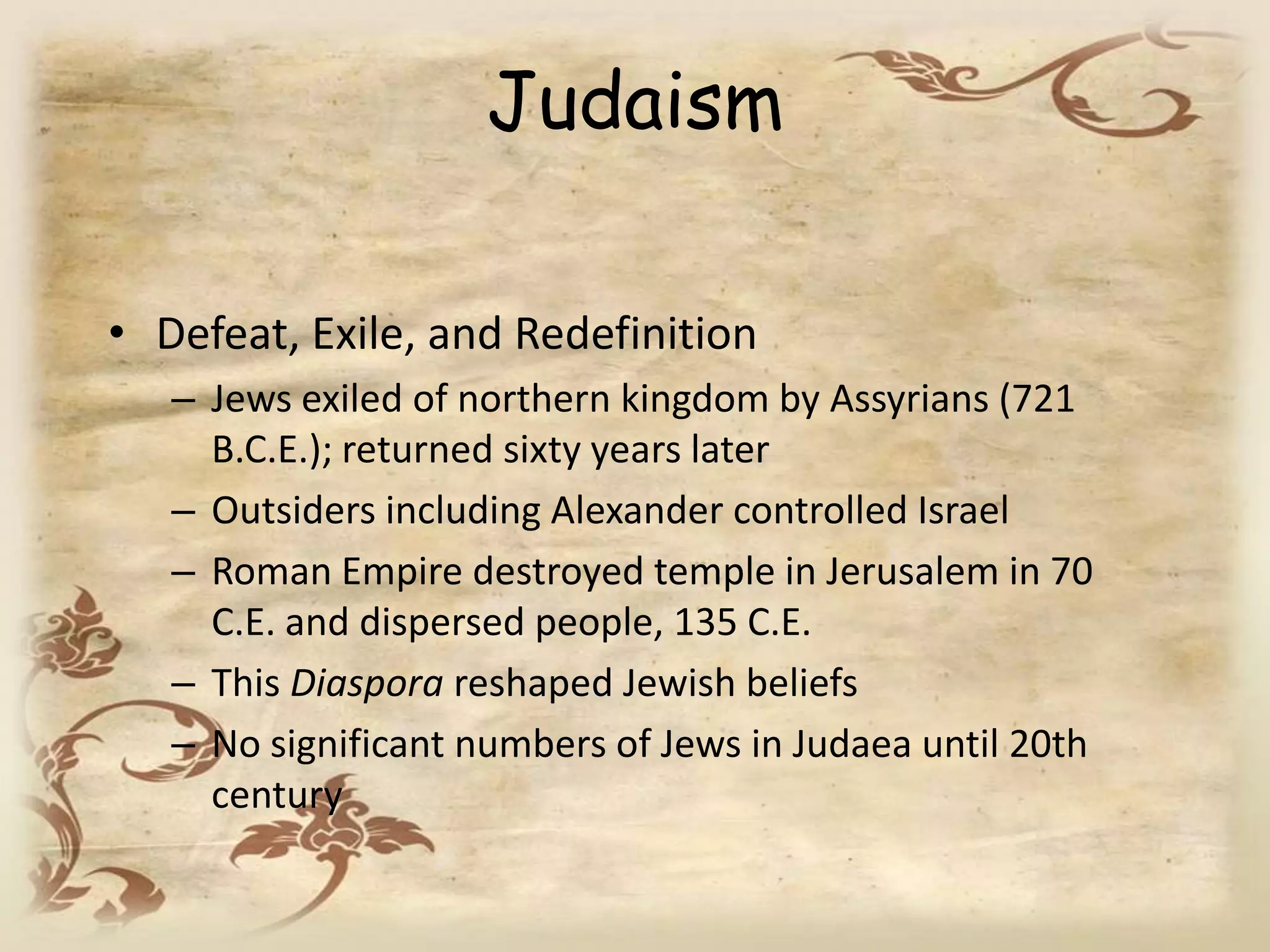 Judaism & Christianity | PPTX