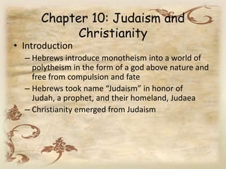 Judaism & Christianity | PPTX