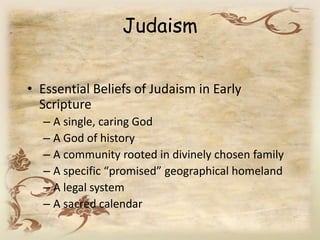Judaism & Christianity | PPTX