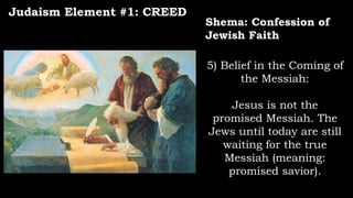 Judaism and its elements, Judaism Element #1 Creed.pptx