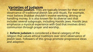 Judaism is the religion of the Jewish people.pptx