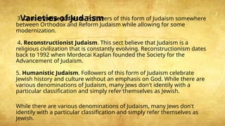 Judaism is the religion of the Jewish people.pptx