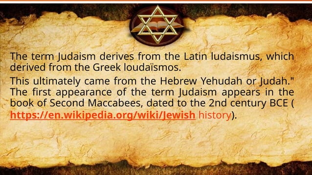 Judaism is the religion of the Jewish people.pptx