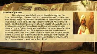 Judaism is the religion of the Jewish people.pptx
