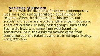 Judaism is the religion of the Jewish people.pptx