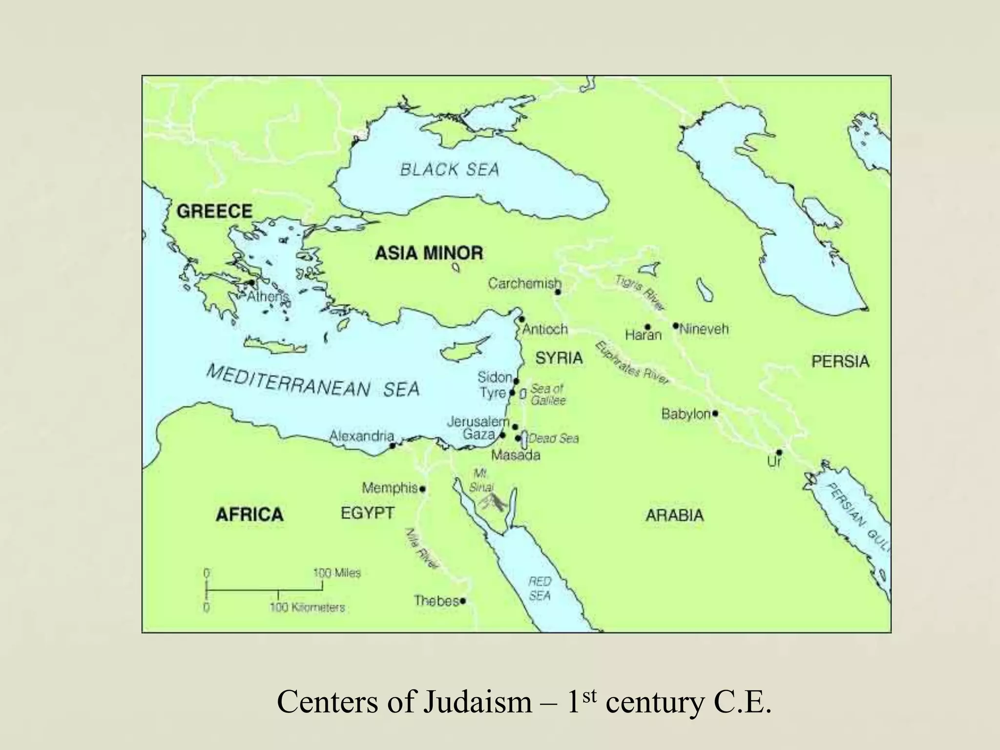 Judaism lecture outline | PPTX | Christianity | Religion & Spirituality