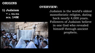 The Origins of Judaism, history and origins.pptx | Christianity ...