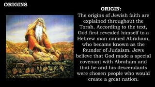 The Origins of Judaism, history and origins.pptx