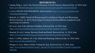 Judaism Perspective on Death and Dying | PPTX