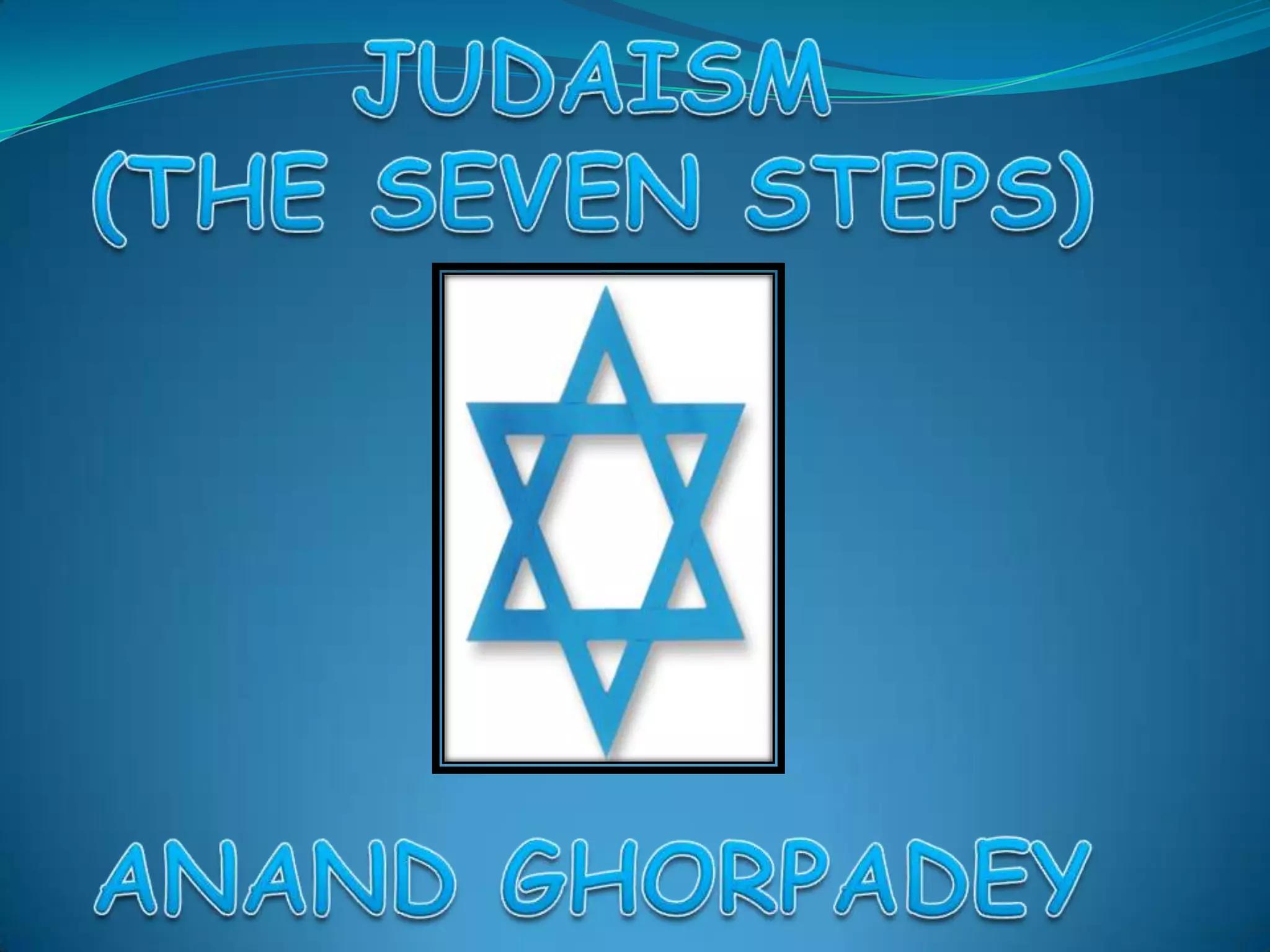 Judaism ppt | PPTX