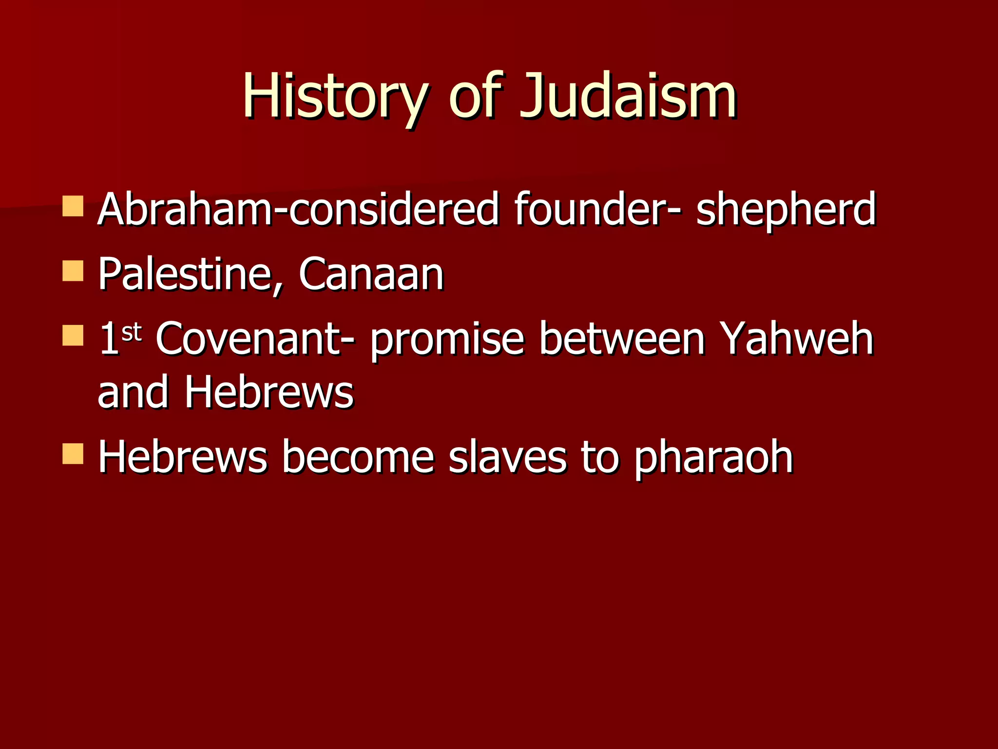 Judaism ppt | PPT | Judaism | Religion & Spirituality
