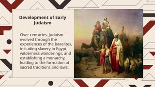 Judaism: The Covenant, Tradition, and Identity of the Jewish Faith | PPTX