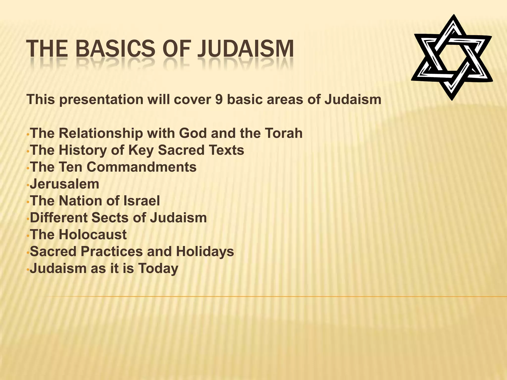 Judaism presentation | PPTX