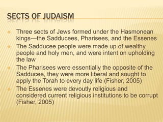 Judaism presentation | PPTX