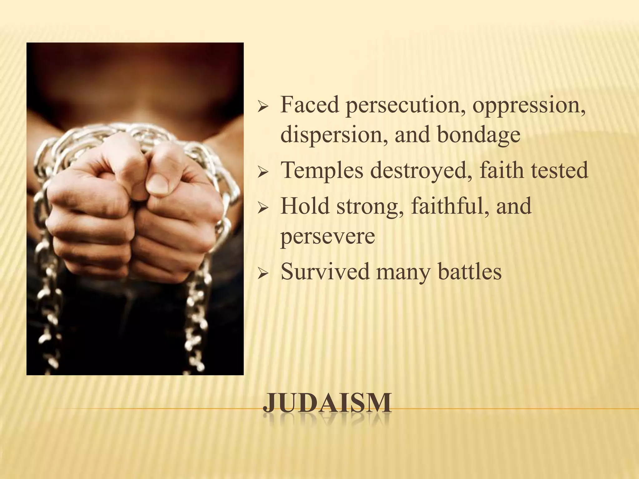 Judaism Presentation | PPTX