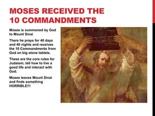 Judaism prophets 10_commandments | PPTX