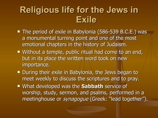 Judaism Pt 1 | PPT | Christianity | Religion & Spirituality