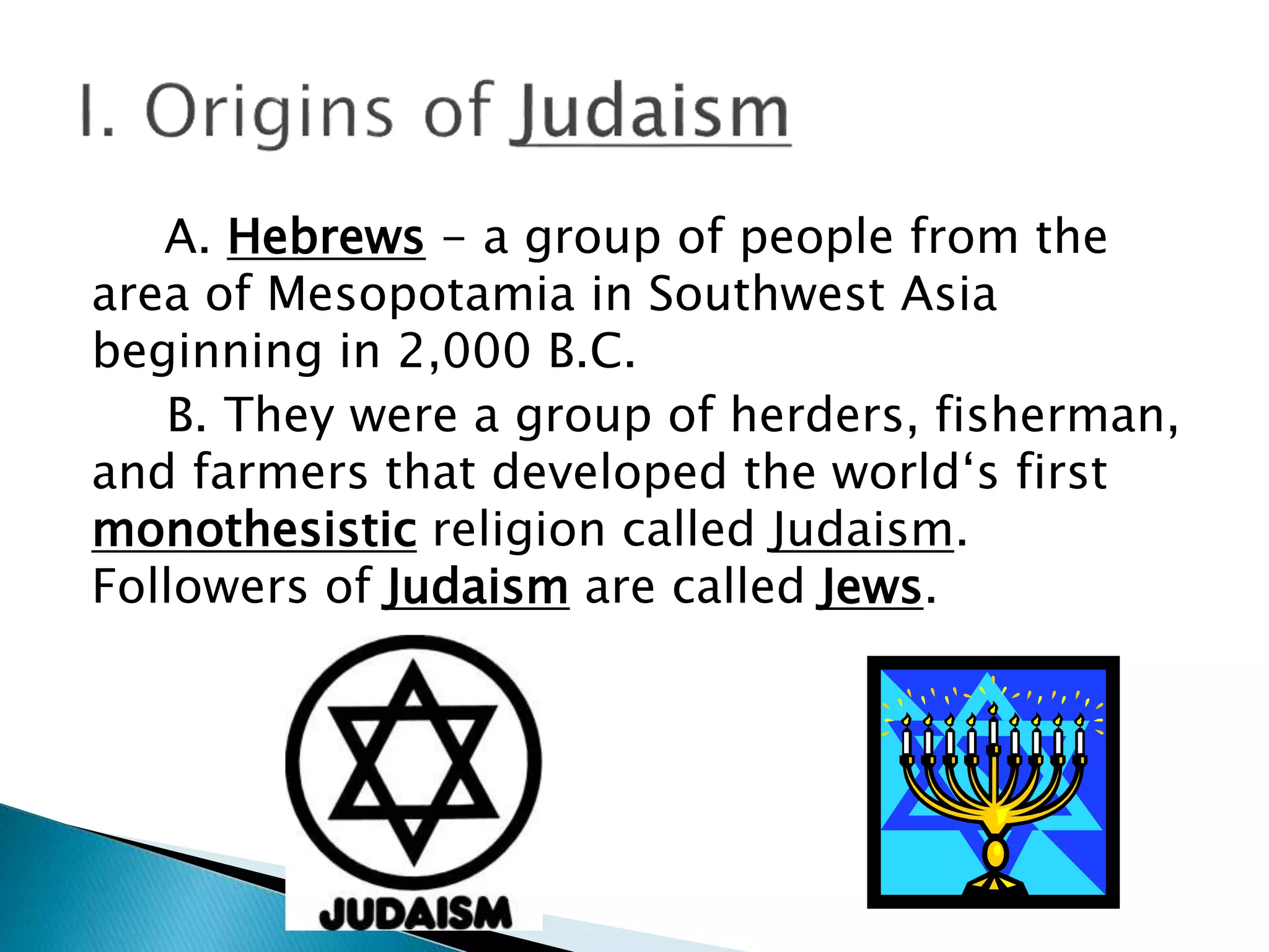 Judaism student notes | PPTX