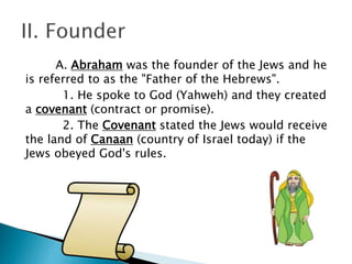 Judaism student notes | PPTX