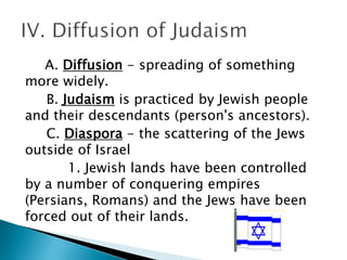Judaism student notes | PPTX