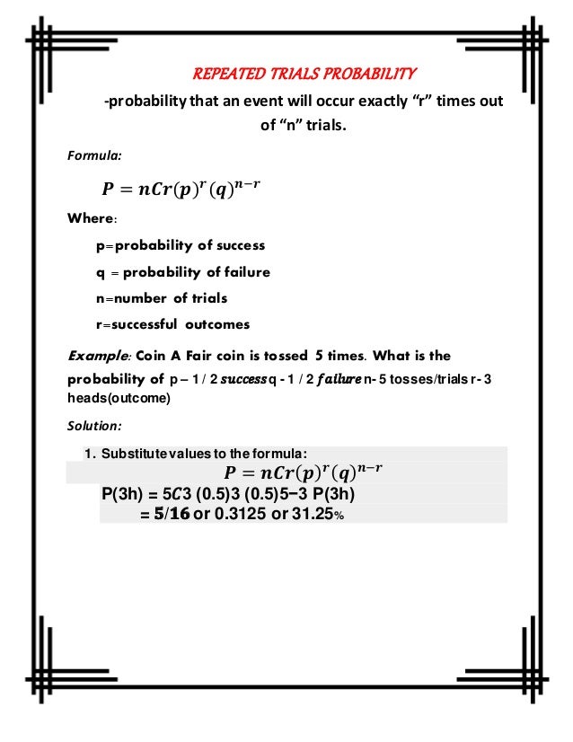 Different Kinds Of Probability Different Kinds Of Probability