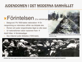 Judendomen religion åk 8 | PPTX