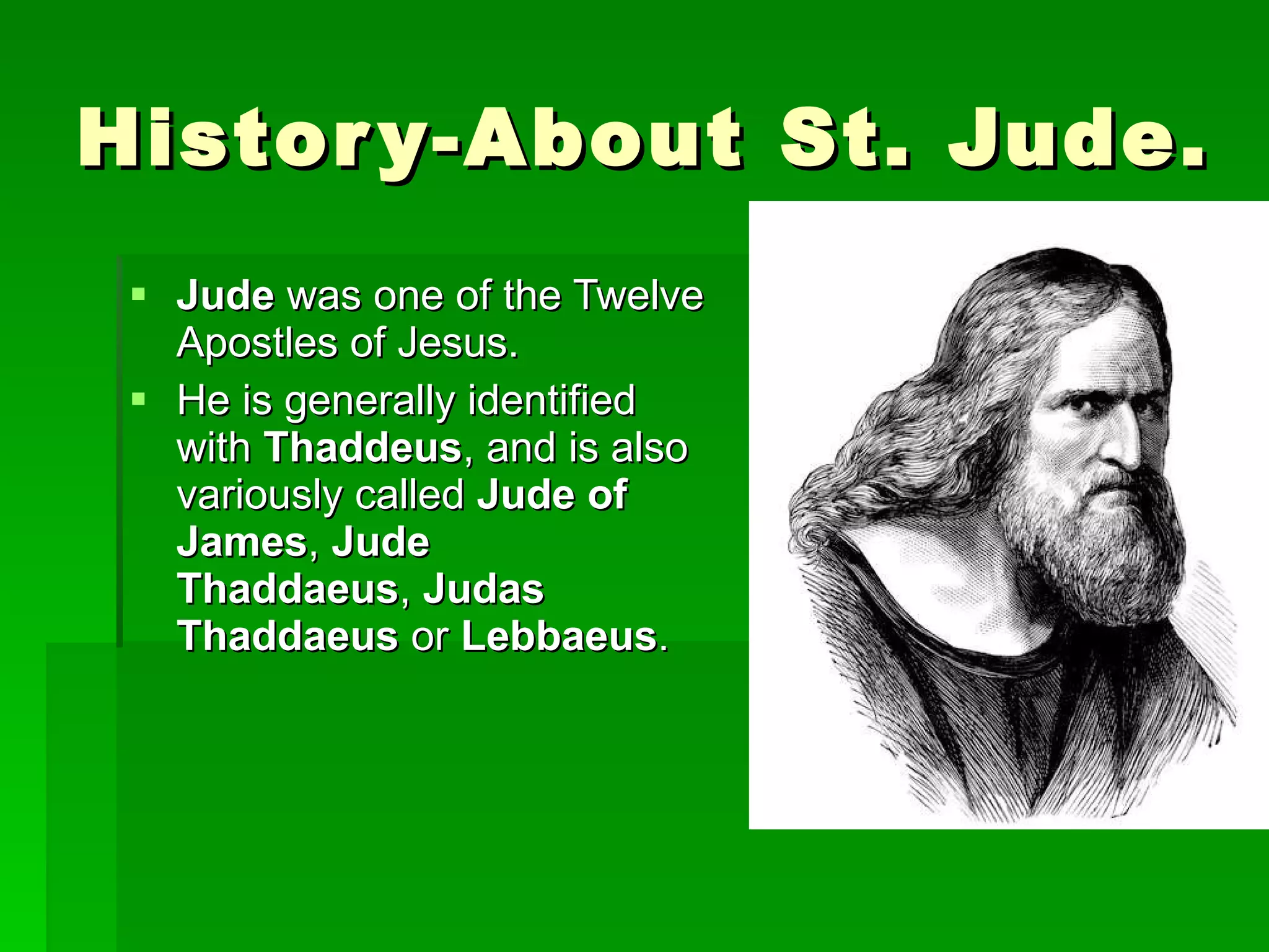 Jude the apostle | PPT