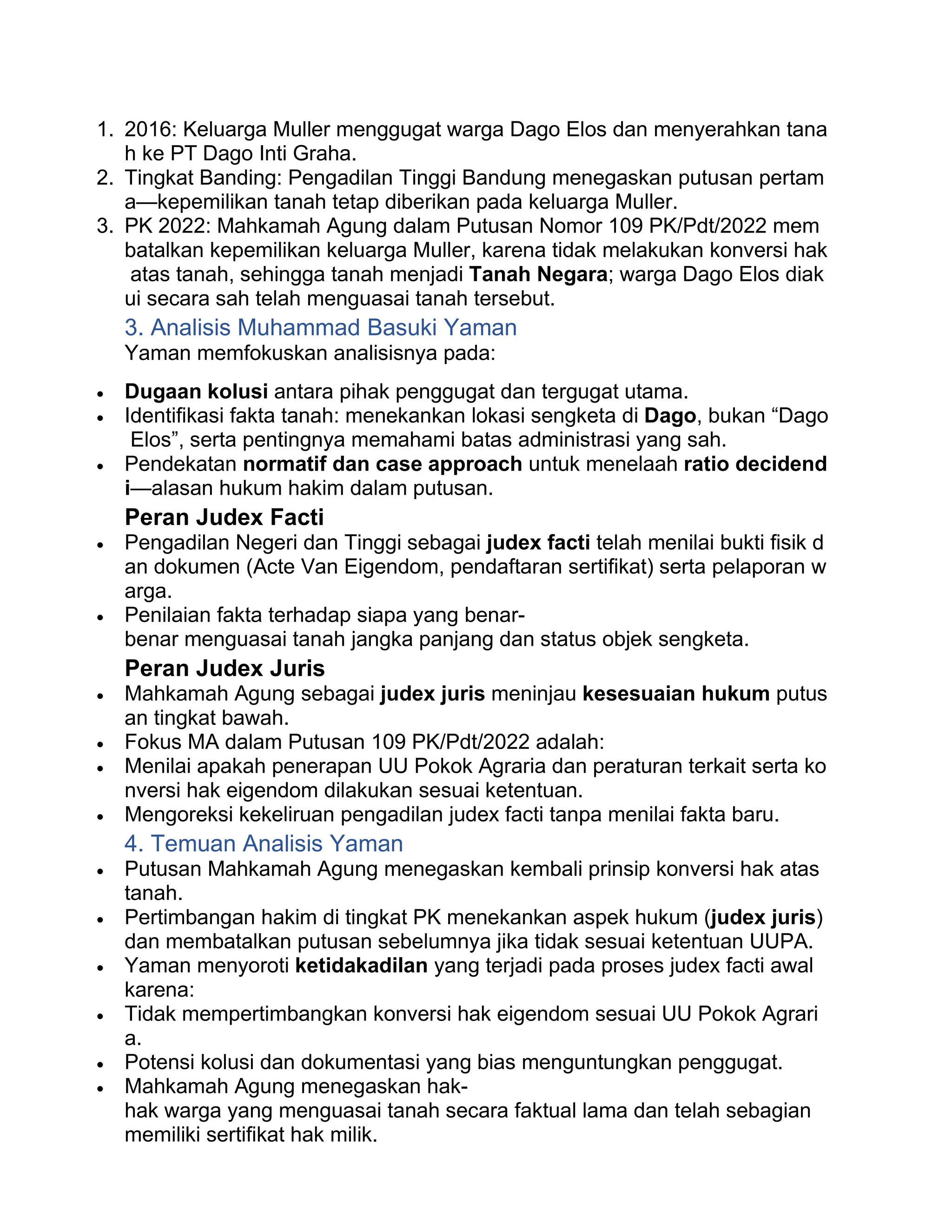 judex facti dan judex juris dalam kasus dago elos analisa Muhammad Basuki Yaman.pdf