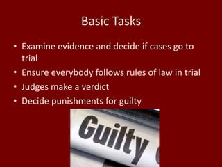 Judge: A Guide to the Career by Matt Person | PPTX