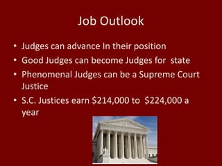 Judge: A Guide to the Career by Matt Person | PPTX