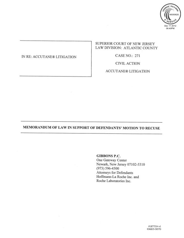 Judge Carol Higbee Recusal Motion (Recuse) Judge Carol Higbee Recusal Motion (Recuse)