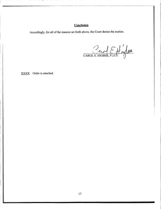 Judge Carol Higbee Recusal Order (Recuse) | PDF