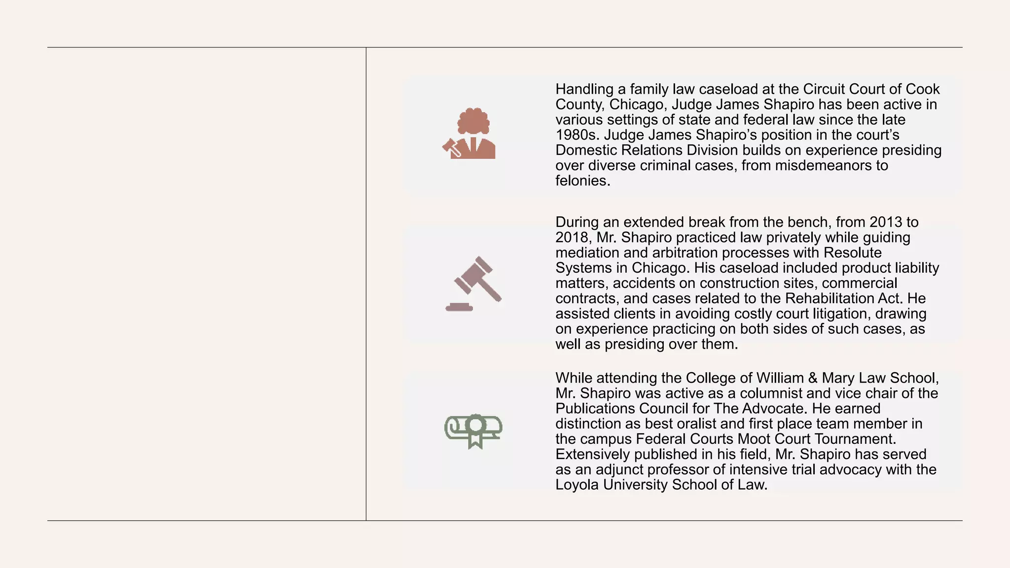 Judge James Shapiro | PPT