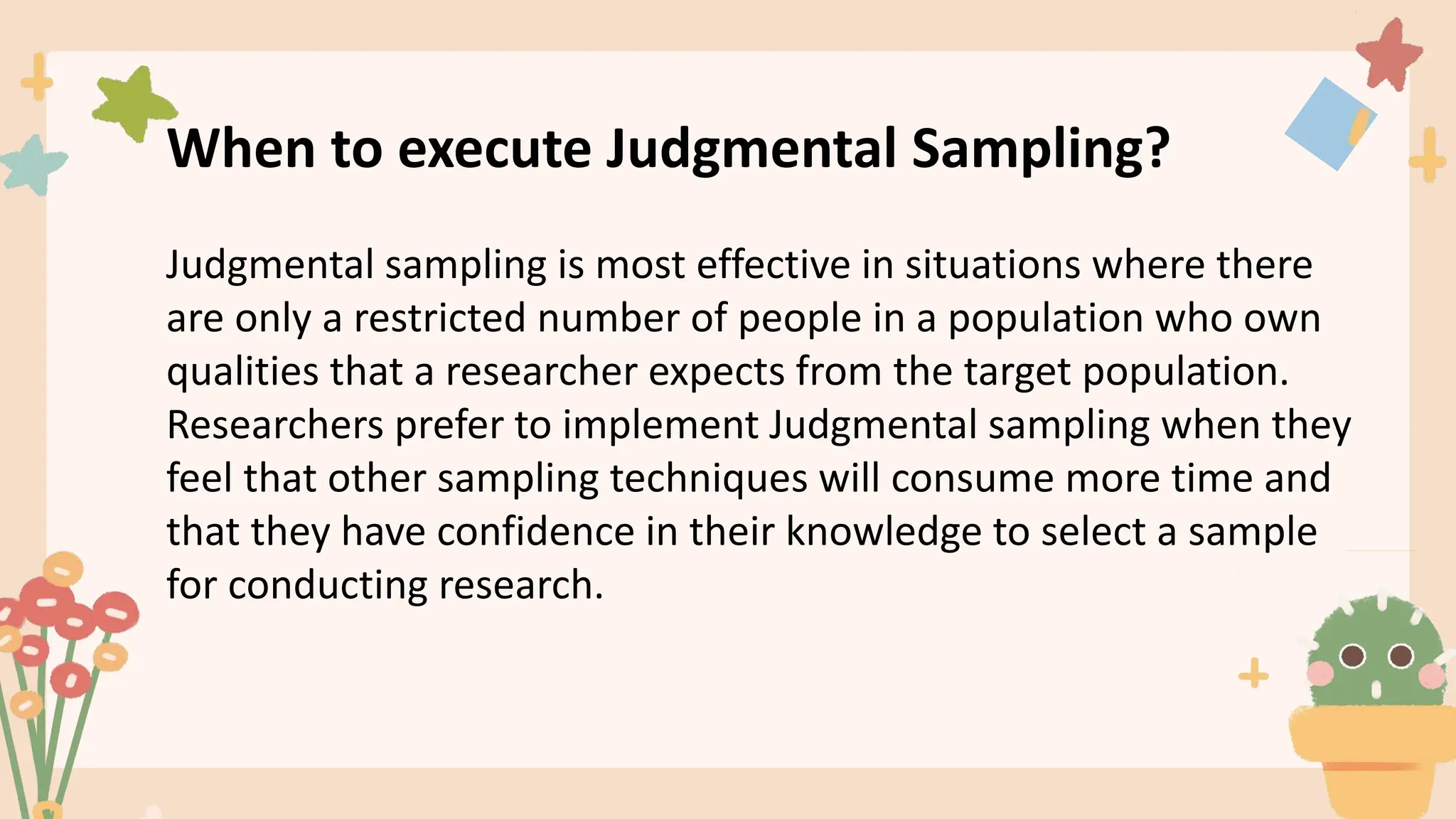 Judgement-Sampling PowerPoint presentation | PPTX