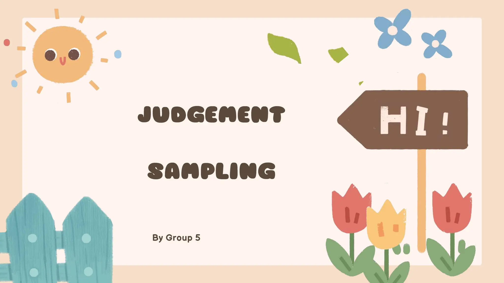 Judgement-Sampling PowerPoint presentation | PPT