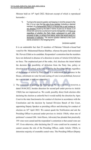 PTI Vs Hamza Shahbaz | PDF | Legal Services Industry | Industries