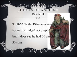 The Ancient Judges of Israel | PPTX