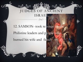 The Ancient Judges of Israel | PPTX
