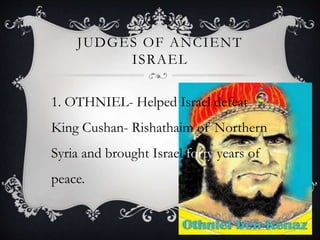 The Ancient Judges of Israel | PPTX