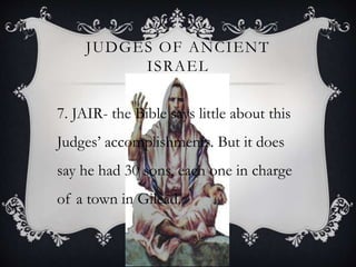 The Ancient Judges of Israel | PPTX