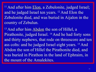 Judges 12a | PPT
