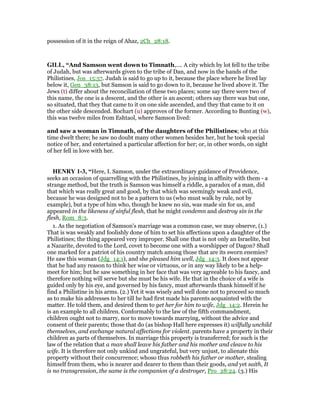 Judges 14 commentary | PDF