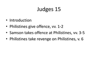 Judges 15 running shoes or donkey jawbone | PPTX