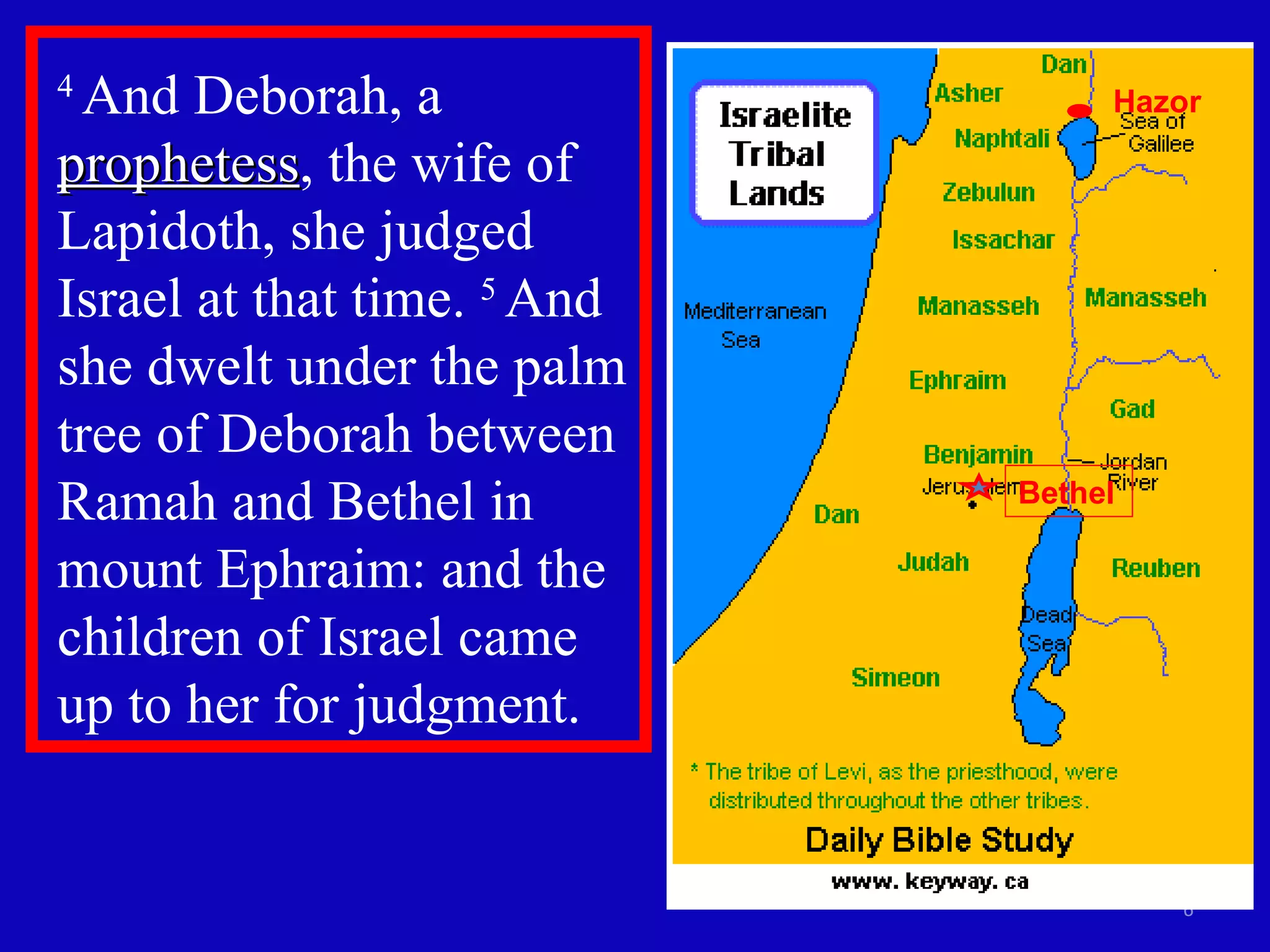 Judges 4a | PPT